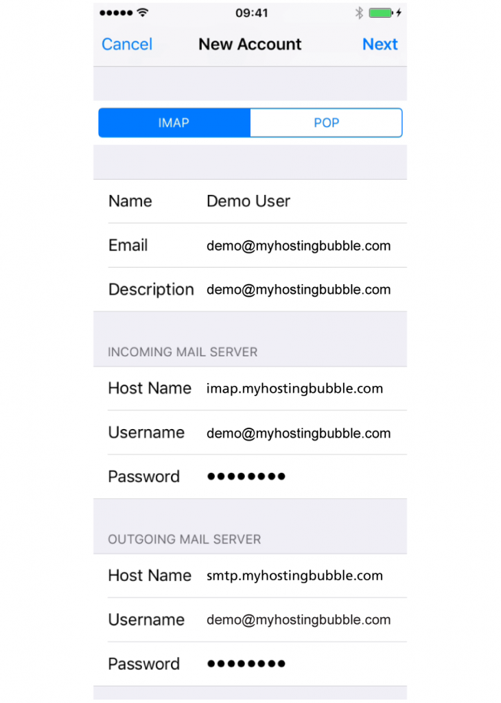 How do I configure email on the iPhone using Apple Mail?